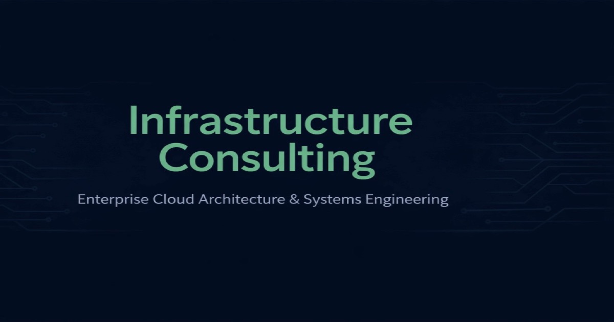 Infrastructure Engineering & Cloud Consulting